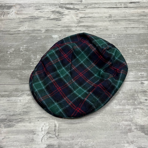 Pendleton | Accessories | Vintage Pendleton Tartan Plaid Wool Flat Hat Cap Xl | Poshmark